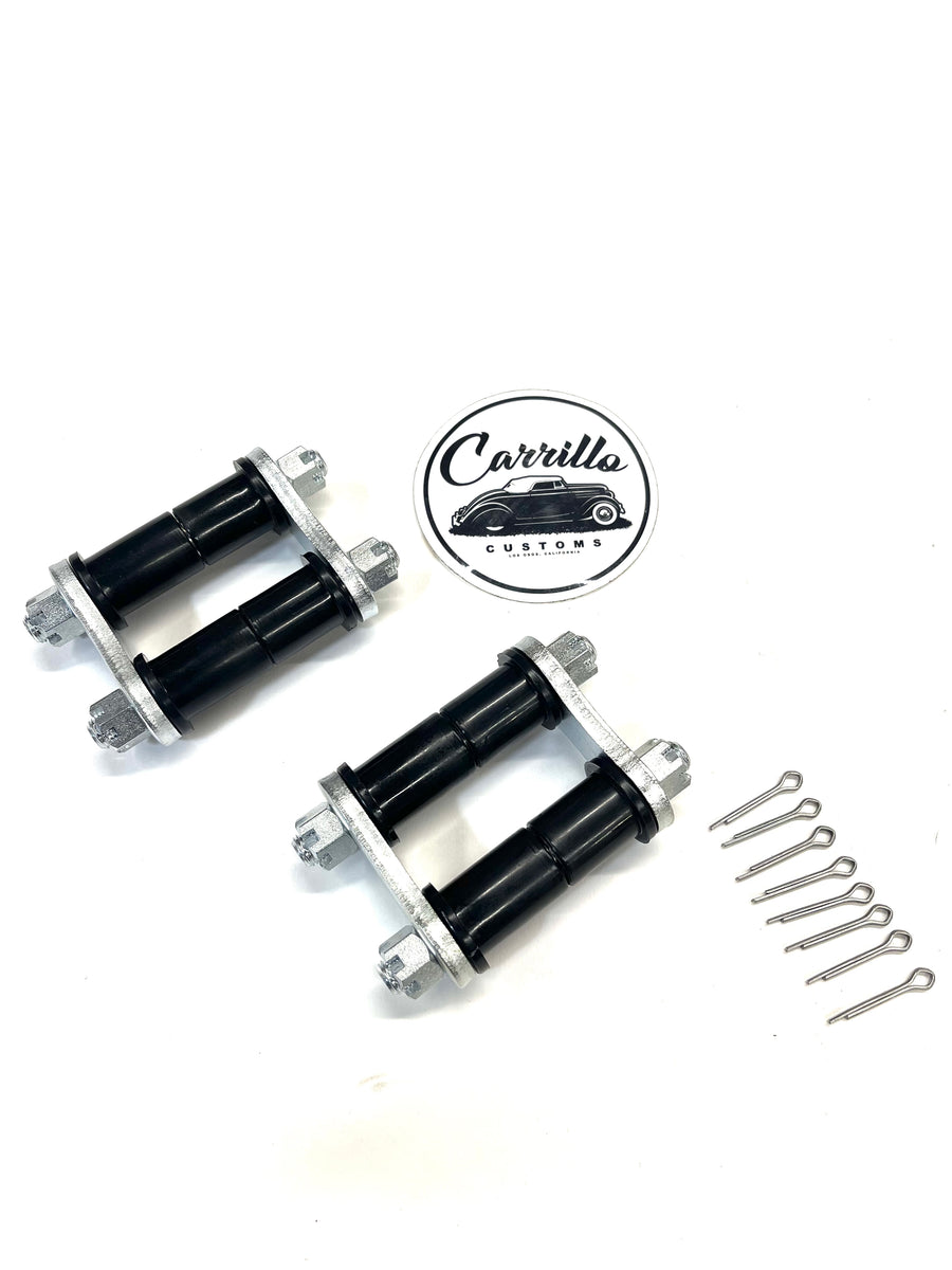 2” traditional shackles 1935-40 ford front – Carrillo customs speed and ...