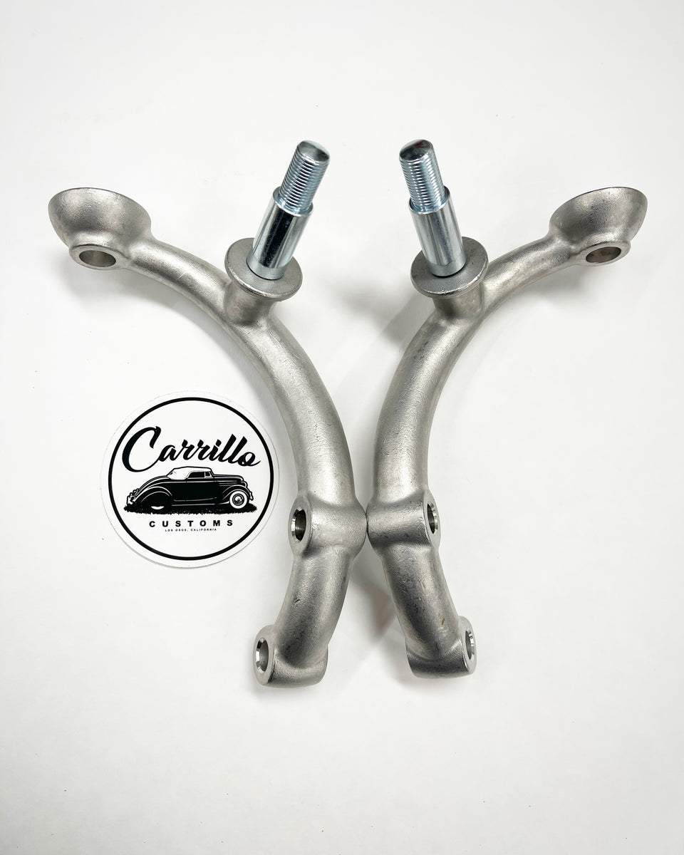 F-1 high boy headlight mount/shock mount combo raw stainless ...