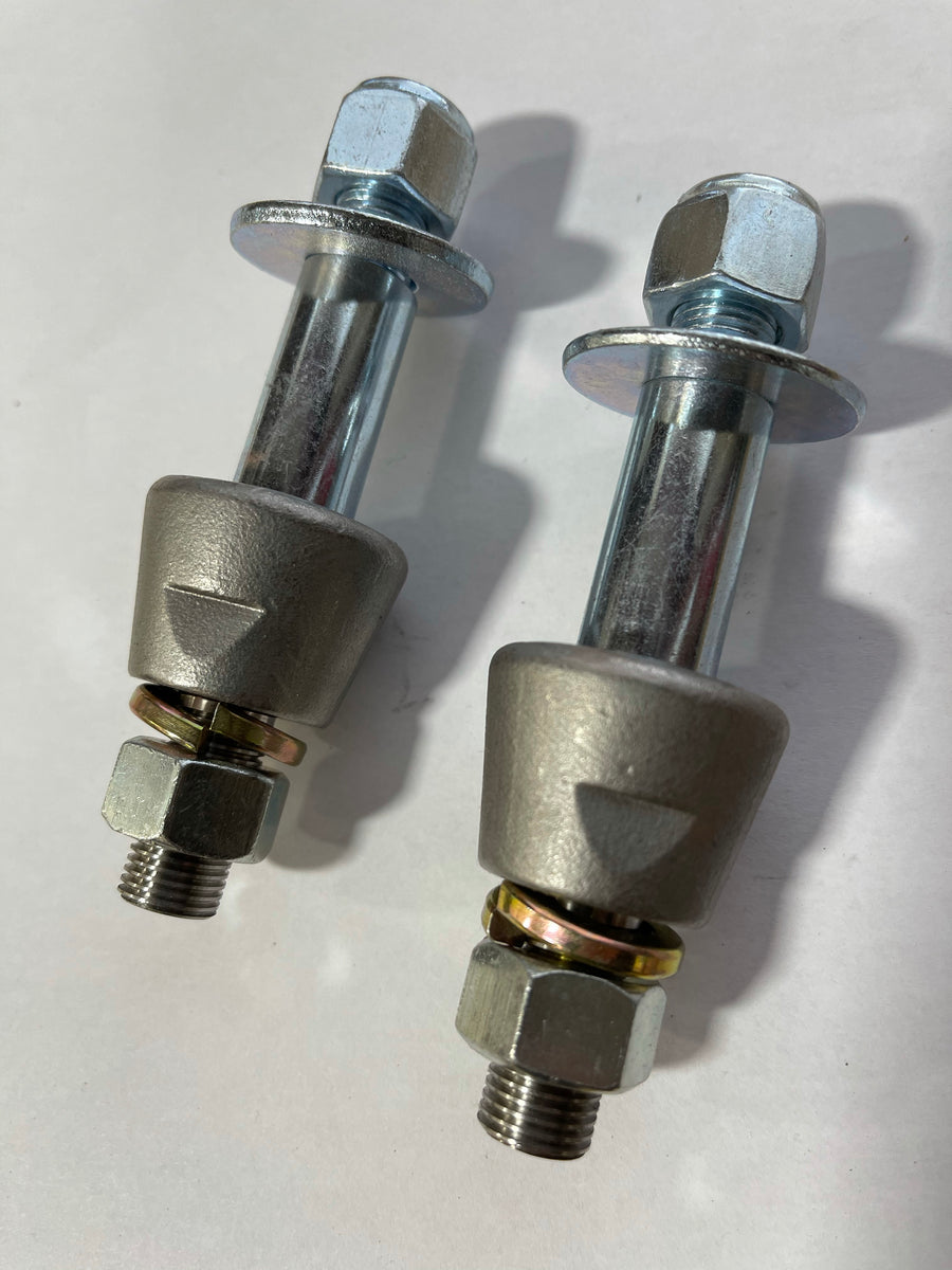 Rear shock stud kit (raw stainless) – Carrillo customs speed and coachworks